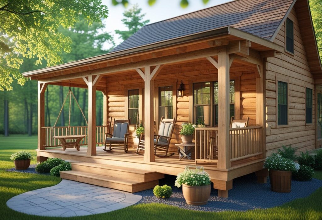 Wrap Around Porch Cabin Plans for Outdoor Living